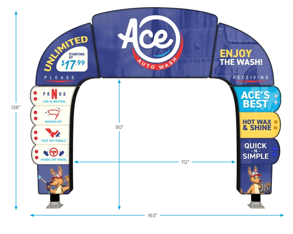 Grand Entry Arch - ABC Wash Systems