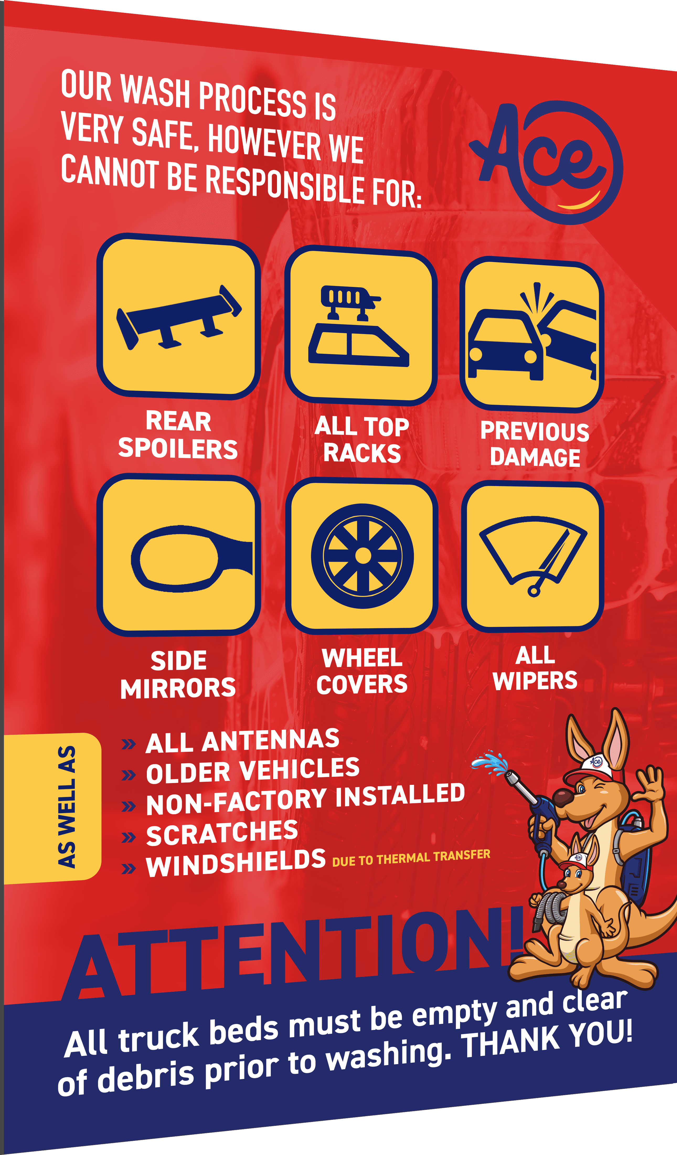 Car Wash Promotional Signs - Car Wash Equipment | ABC Wash Systems