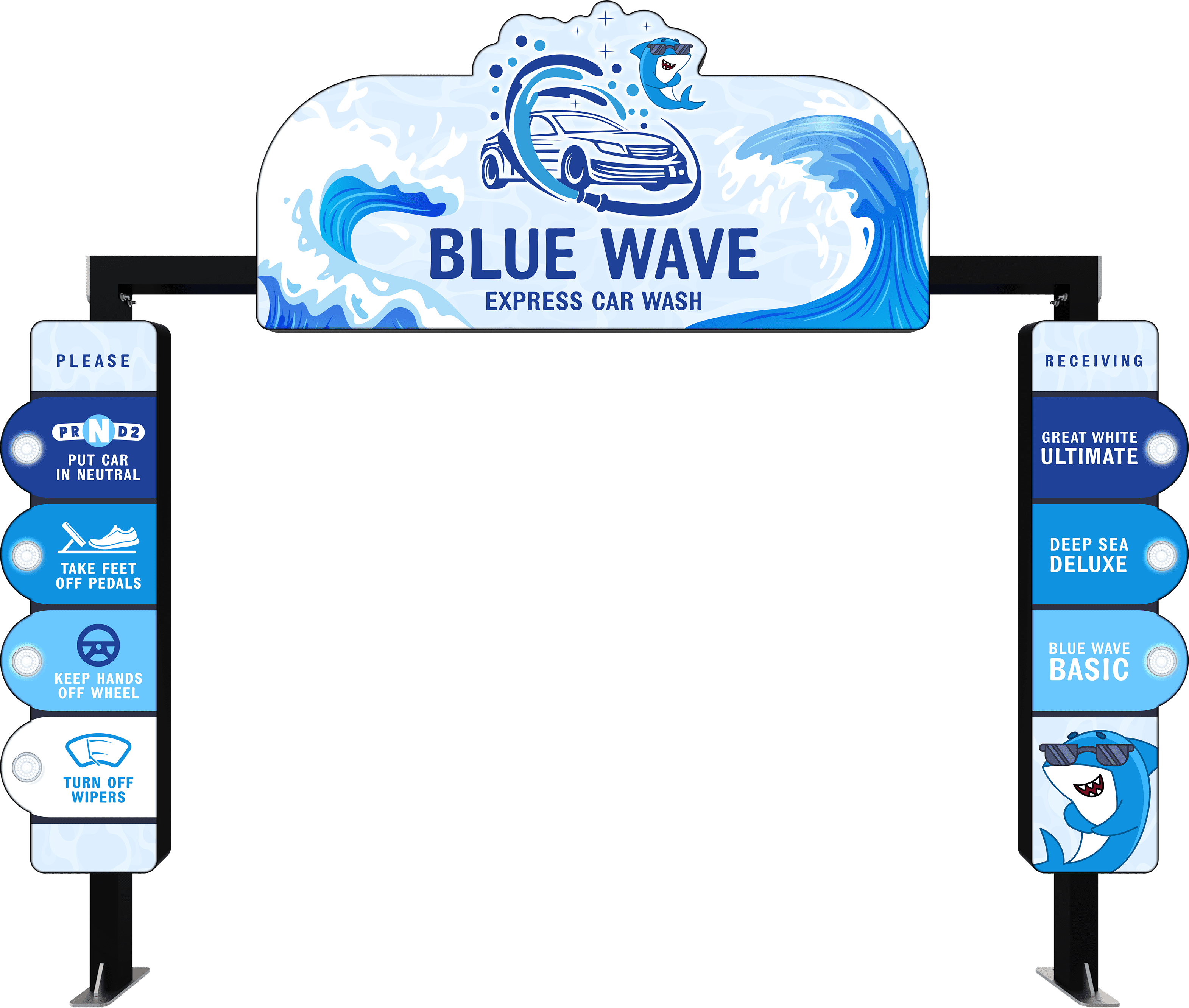 Entry Arch - Car Wash Equipment | ABC Wash Systems